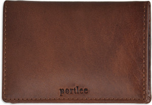 Portlee Men Brown Genuine Leather Card Holder Oil Pullup Brown - Price ...