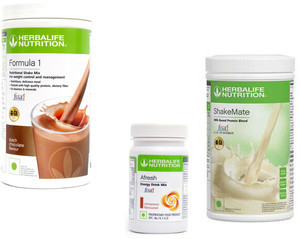 Herbalife Nutrition Formula 1 Shake Chocolate + Shake Mate -Vanilla ...