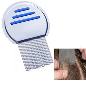 Nit Removal Comb Fine Tooth Metal Nit Comb For Lice & Eggs - Fine Tooth ...