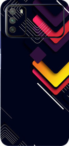 CLAXA Poco M3 Back Skin Guard, Latest Pattern Mobile Skin Price in ...