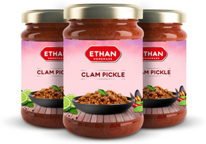 ethan homemade CLAM PICKLE 400g [Pack of 3] Fish Pickle Price in India ...