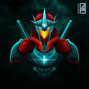 Futuristic Ninja Assassin MultiColor PhotoPaper Print (12 inch X 18 ...