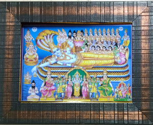 FRAMTASTIC Unique Picture of Lord Vishnu Avatar & Various God Religious ...