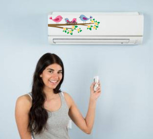 Decoration Stickers 160 cm Decorative AC - Air conditioner - Sticker ...