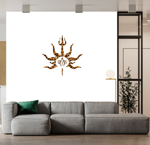 wallpics 30 cm Mahadev Self Adhesive Decorative Wall Sticker || (30cm X ...