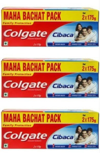 Colgate Cibaca (175gm*2) (350gm each) Toothpaste - Buy Baby Care ...
