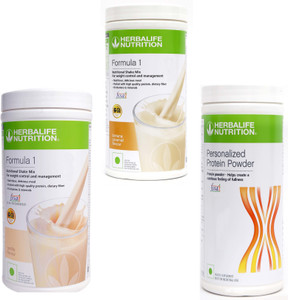 HERBALIFE Formula 1 Shake Vanilla + banana Protein Powder 400 Gram ...