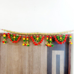 P A HEALTH AND FITNESS traditional Moti Colorful Woolen Designs Toran ...