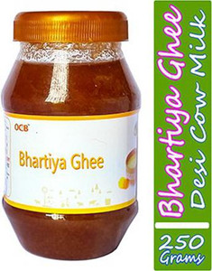 OCB Bhartiya Ghee Pure A2 Gir Cow Desi Ghee Used Bilona Method Ghee 250 ...