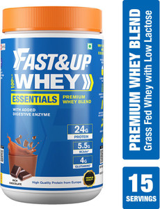FAST&UP Whey Essentials, 24g Concentrate + Isolate Protein, 5.5g BCAA ...