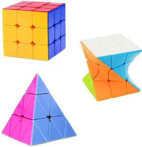 littlewish Cube Combo Of 3x3x3, Pyramid Triangle And 3x3 Twister\ Magic ...