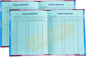 LRS Stock Book Short Size - 21 * 17 cm - 80 GSM Ledger Paper - 58 Pages ...