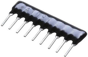 Indian Hobby Center 10K ohm 10 Pin 1/8W ±5% Tolerance Network Resistor ...