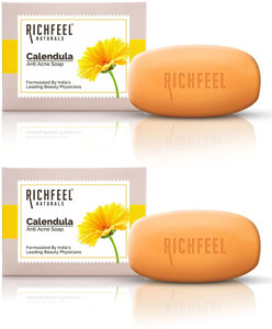 RICHFEEL Calendula Acne Soap 75 Gms Pack of 2_4 - Price in India, Buy ...