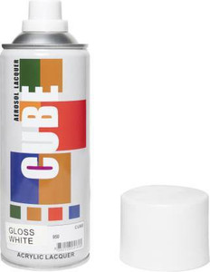 CUBE White Spray Paint 600 ml Price in India - Buy CUBE White Spray ...