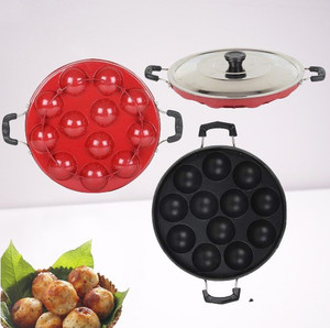 LEOSXA Non-Stick Appam Pan Idli Maker Litti Maker Pan With Lid Standard ...