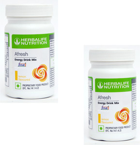 HERBALIFE Afresh Lemon Flavor 2 PIECES Energy Drink Price in India ...
