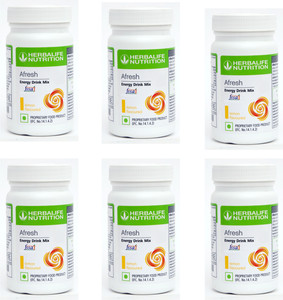 HERBALIFE Afresh Lemon Flavor 6 PIECES Energy Drink Price in India ...