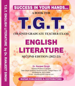 A Complete Book For T. G. T. English (2022-23): Buy A Complete Book For ...