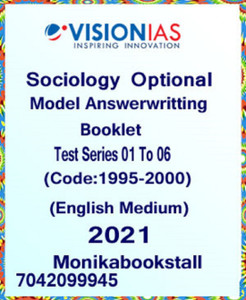Vision IAS-Sociology Optional-Model Answer Writing Booklet-Test Series ...