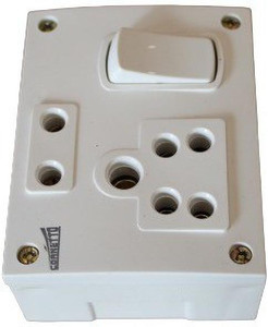 Elegant Casa Multi Purpose 5+2 Pin Extension Board with 6 Amp Socket ...