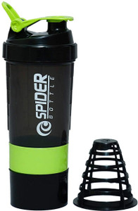 Fit Universal Spider Gym Sipper Protein Shaker Plastic Water Bottle 500 ...