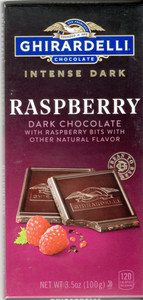Ghirardelli RASPBERRY DARK CHOCOLATE WITH RASPBERRY BITS WITH OTHER ...