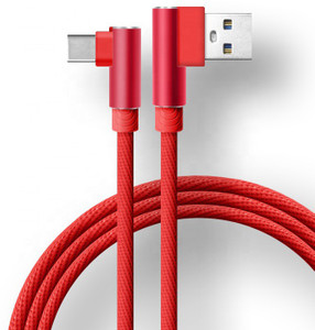 Life Like USB Type C Cable 2 A 2 m Fast Charging L Shape 90 Degree ...