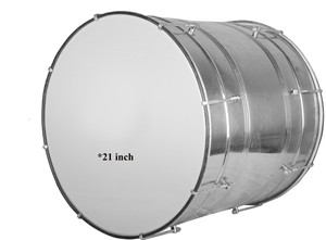 Kannan musical instruments NASIC DHOL (S.S)18*21 INCH Nut & Bolts ...