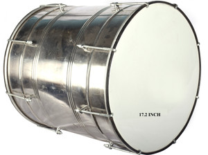 Kannan musical instruments NASIC DHOL (S.S.) 17.2 INCH Nut & Bolts ...