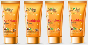 ZORDAN Sunscreen - SPF 40 SPF 40 Sunblock Sunscreen Cream (5 in 1 ...