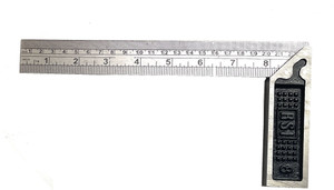 GADGET DEALS Tri Square Tool 90 Degrees Right Angle Ruler 8 Inch Tri ...