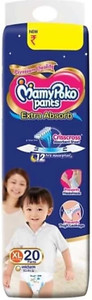 MamyPoko Pants Extra Absorb Diaper, (XL-Size) (Pack of 20) for Kids ...