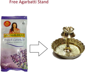 MANGALDEEP French Lavender Agarbatti Incense Stick Ziplock with ...