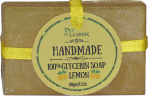 LA MONK HANDMADE GLYCERIN SOAP (LEMON) - Price in India, Buy LA MONK ...