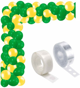 Flipkart.com | R G ACCESSORIES Solid Green Yellow Brazil Boys balloon ...