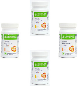 HERBALIFE Afresh Energy Drink - Lemon 2 PIECES + Peach 2 PIECES For ...
