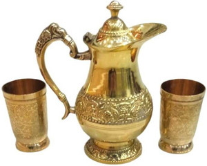 Robin Export Company 1.5 L Brass Water Jug Price in India - Buy Robin ...