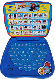 ROYAL ENTERPRISES Spiderman , Pigi pigga ,Unicorn Learning Mini Laptop ...