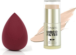 MARS Contour Stick Concealer With SPF15 Moco Filter & Makeup Sponge ...
