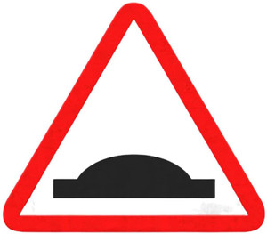 Ladwa Speed Breaker Cautionary Retro Reflective Road Signage - 600 mm ...