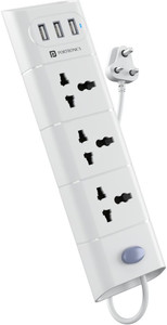 Portronics Power Plate 8 1500W with 3 USB + 3 Socket Extension Boards ...
