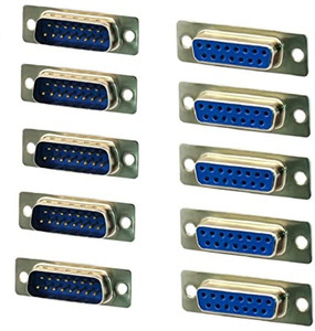 ERHIndia (5 Pair) DB15 Connector Male and Fema Alternative Energy ...