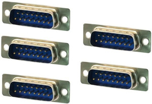 ERHIndia (Pack of 5) DB15 Serial Connector RS232 15 Pin Double Row ...