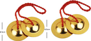 RAM musical Iran manjira with Gold polish pack of two Kartal Instrument ...