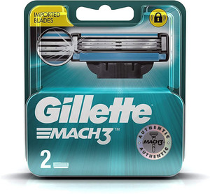 Gillette Mach3 2 Cartridges Razor Pack of 1, Men - Price in India, Buy ...