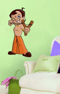 Decor Area 58 cm chota bheem Sticker (PVC Vinyl, Multicolour) Bheem ...