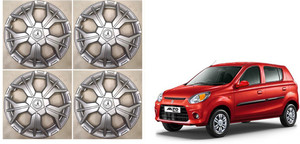 TECHMOZ SHARP SILVER Wheel Cover For Maruti Alto 800 Price in India ...