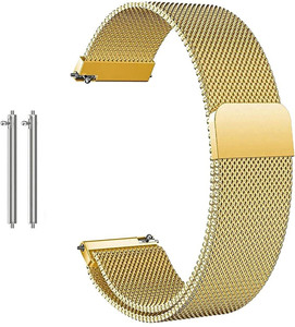 nanna 22MM milanse chain Strap Compatible with Calaxy Watch 3 45mm gold ...