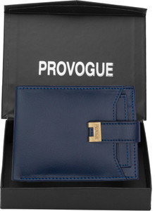 PROVOGUE Men Casual Blue Artificial Leather Wallet Blue101 - Price in ...